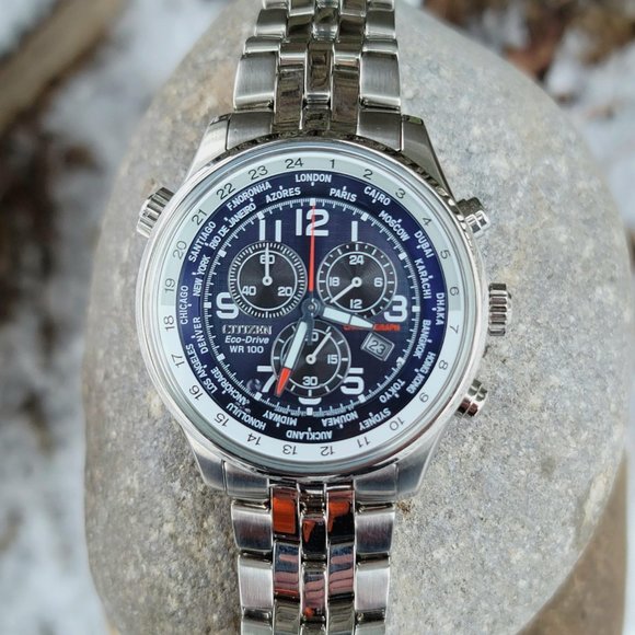 Citizen | Accessories | New Citizen World Time Mens Eco Drive Watch ...